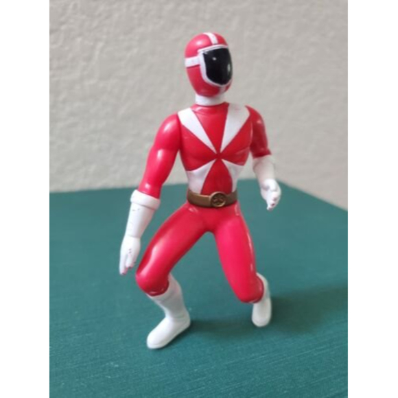 Toys | Vintage Power Rangers Lightspeed Rescue 200 Mcdonalds 4 Red ...